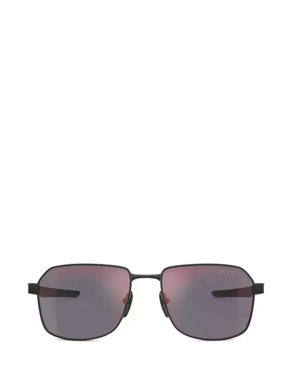 Prada Geometric-frame Sunglasses - Black