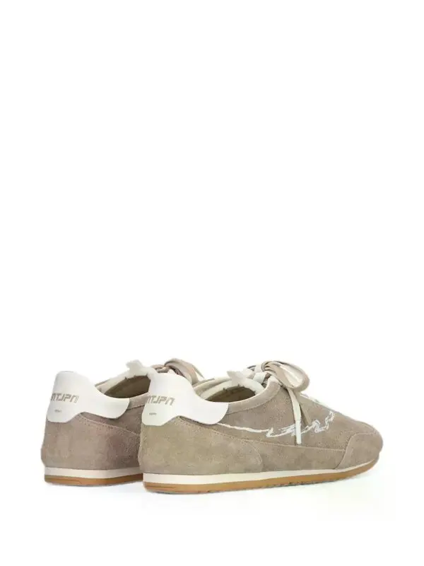 ENTERPRISE JAPAN Logo-embroidered Suede Sneakers