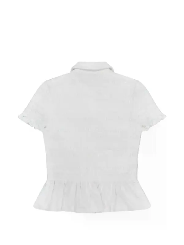 Veronica Beard Ellisandra Peplum Shirt