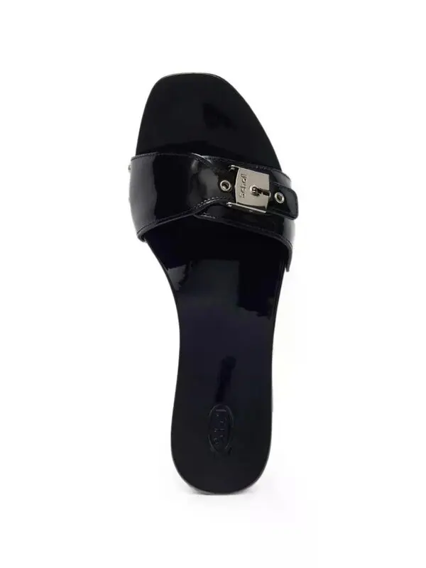 DR. SCHOLL'S SHOES Pescura Patent-leather Sandals