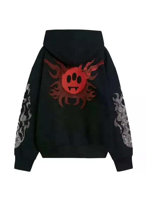 BARROW Embellished Logo Hoodie