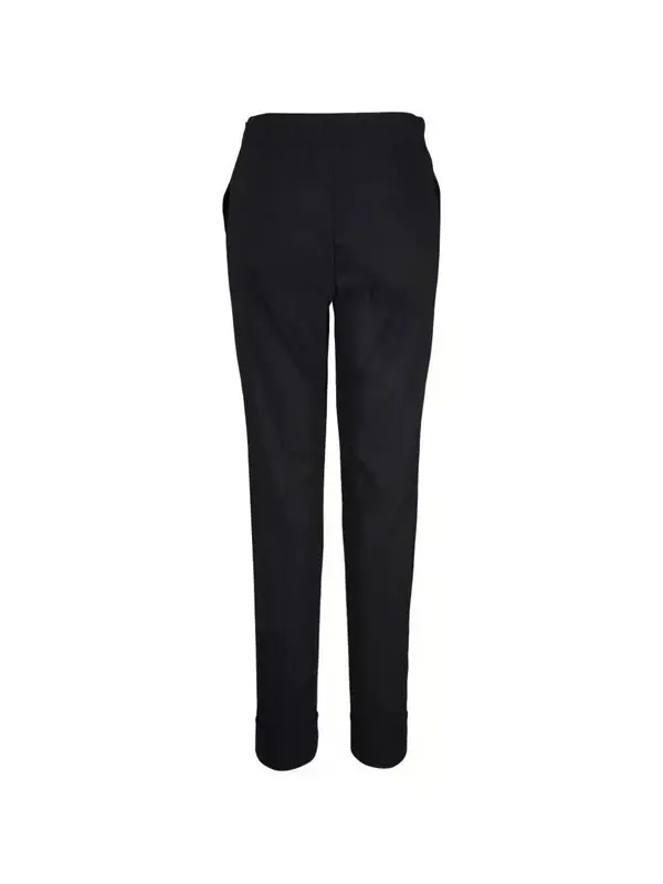 D.exterior Pressed-crease Turn-up Trousers