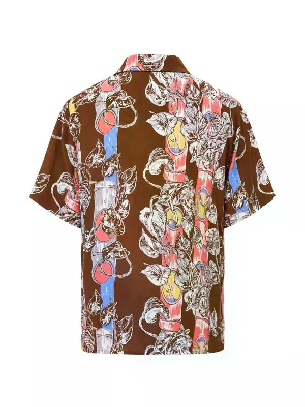 Paul & Joe Hilton Floral-print Short-sleeve Shirt