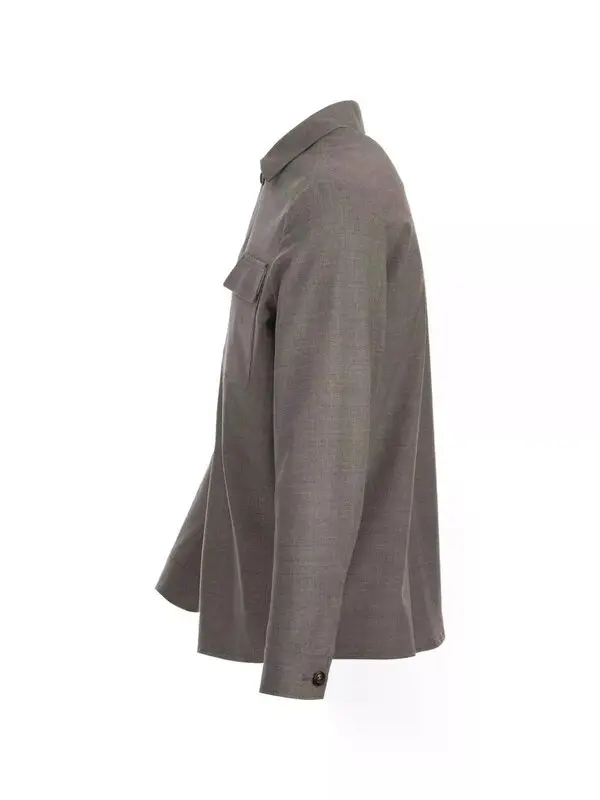 Eleventy Chest-pocket Overshirt