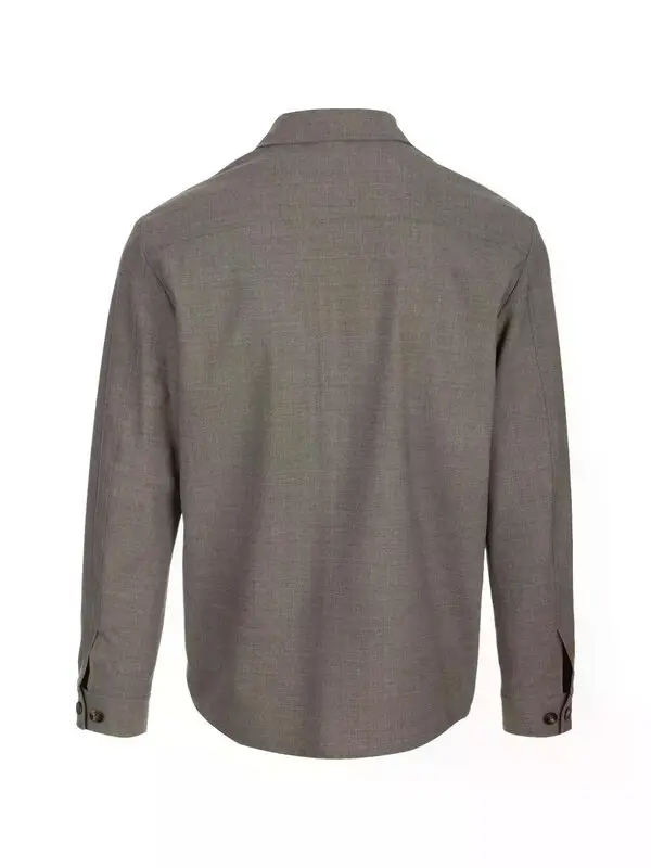 Eleventy Chest-pocket Overshirt
