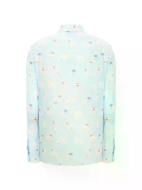 Fiorucci Long-sleeve Shirt With Poodle Print