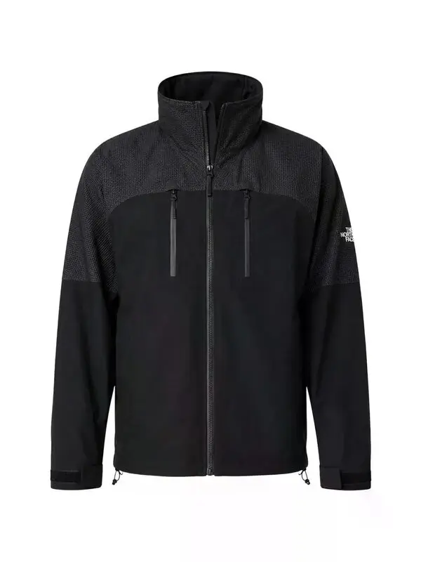 The North Face Panelled Check Jacket - Black