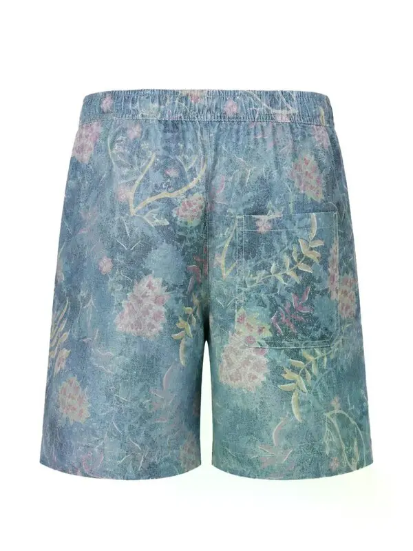 MARANT Floral Print Drawstring Swim Shorts