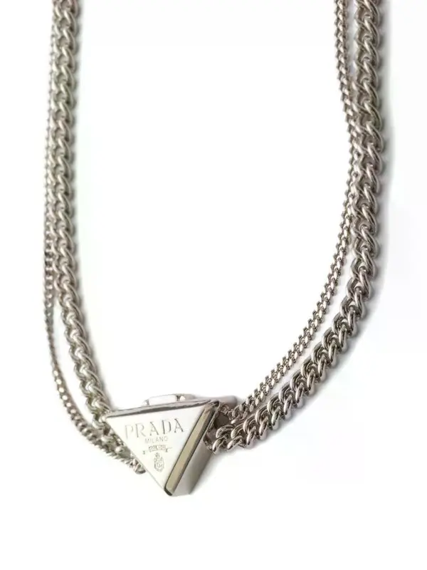 Prada Metal Chain Necklace