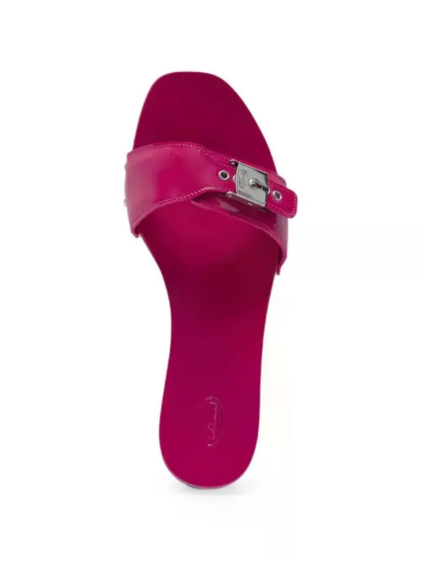 DR. SCHOLL'S SHOES Pescura Buckle-fastening Leather Sandals