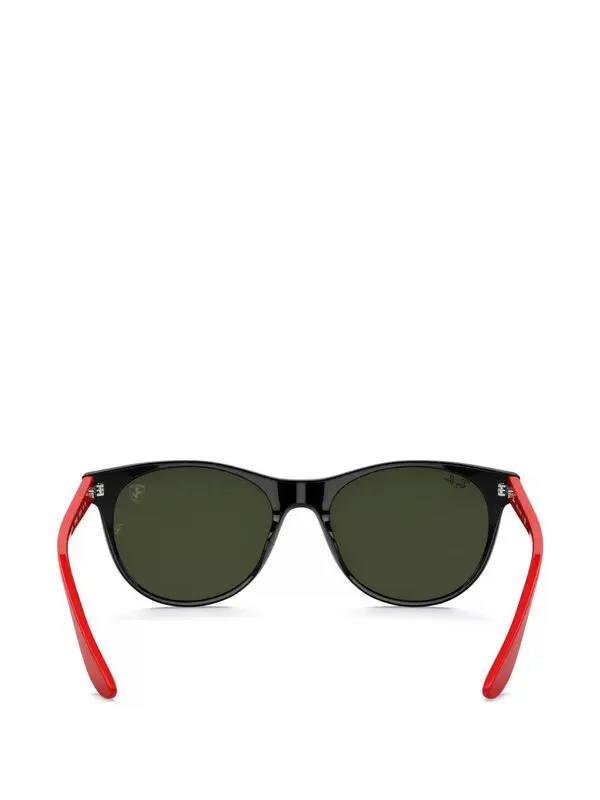 Ray-ban X Scuderia Ferrari Round-frame Sunglasses