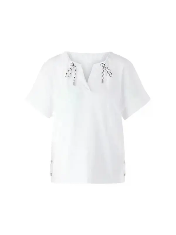 MARCCAIN Drawstring Neck T-shirt