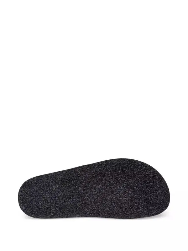 JVAM Fringe Detail Suede Mules