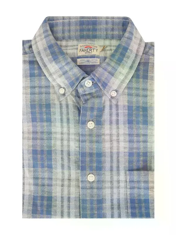 Faherty Brand Checked Button-down Shirt