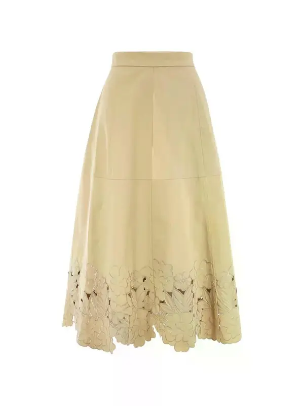 CHRISTY LYNN Bobbi Midi Skirt - Neutrals