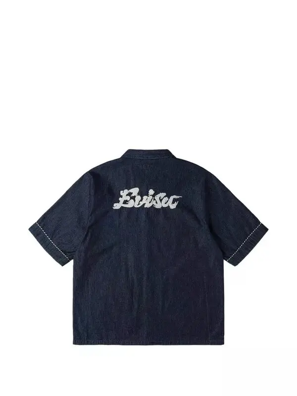 EVISU Logo-embroidered Short-sleeve Shirt