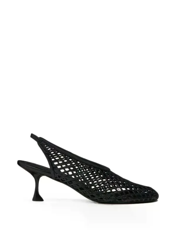 Proenza Schouler Woven Slingback Pumps - Black