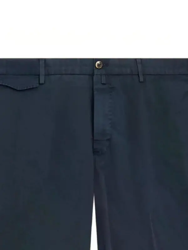 PT TORINO Dark Navy Stretch Cotton Chino Shorts