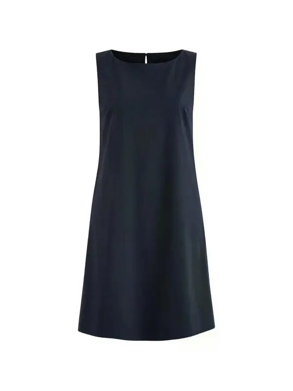 CINQUE Sleeveless Keyhole Midi Dress - Blue