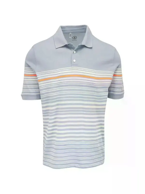 Bogner Jannes Horizontal-stripe Polo Shirt - Blue