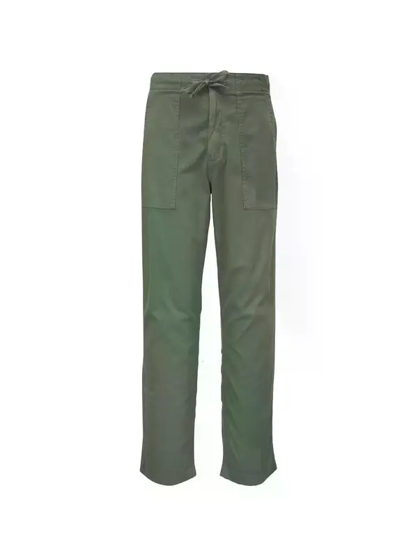 Faherty Brand Drawstring Fastening Patch-pocket Trousers