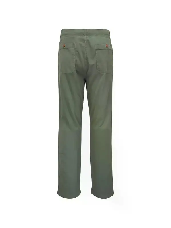 Faherty Brand Drawstring Fastening Patch-pocket Trousers