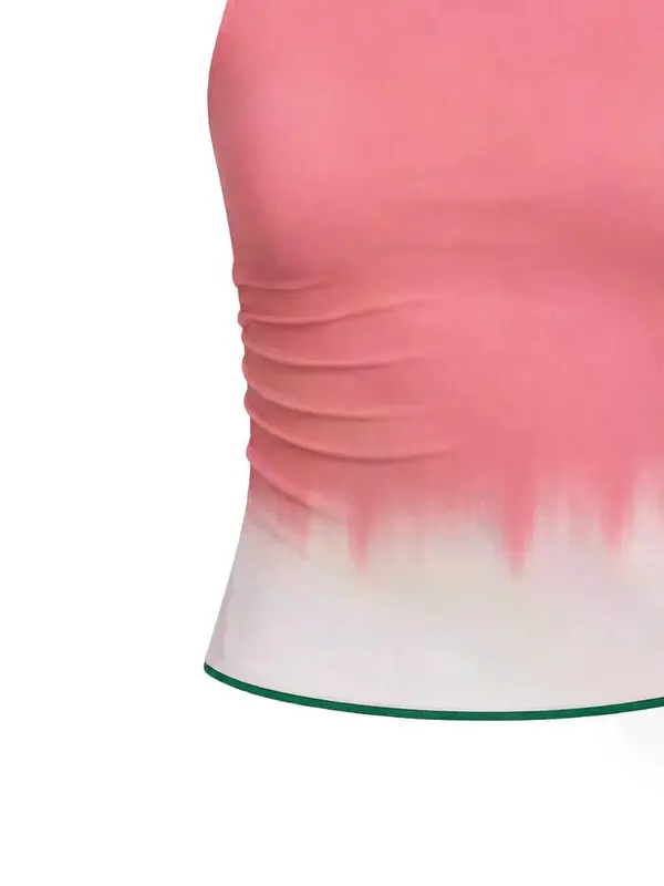 Silvia Tcherassi Tagua Sleeveless Ruched Tank