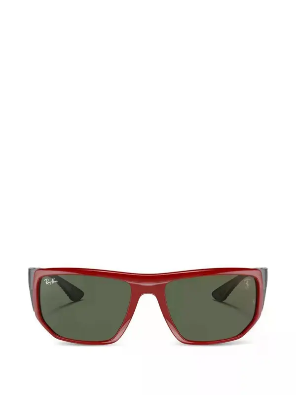 Ray-ban Scuderia Ferrari Rectangle Sunglasses - Red