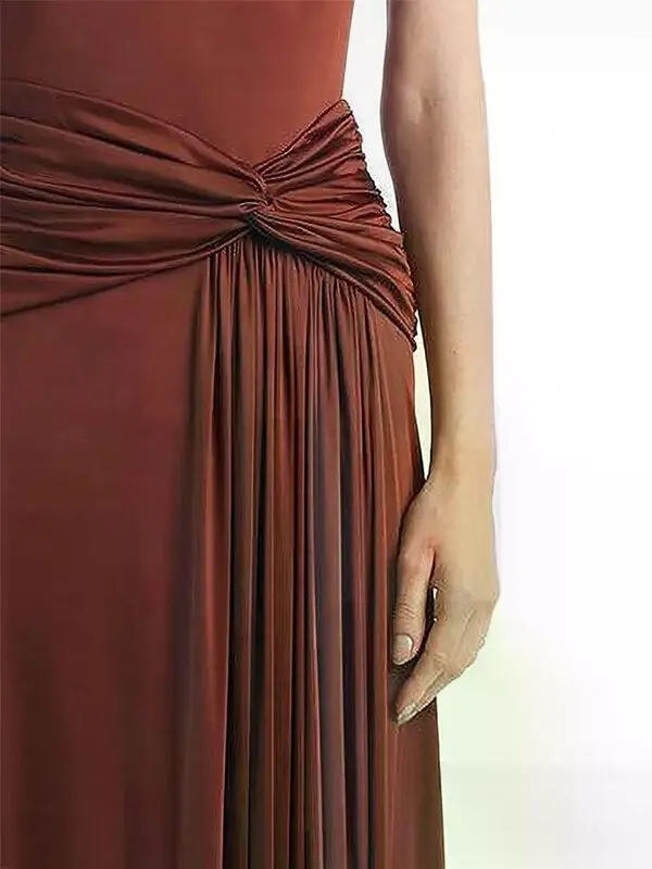 Adam Lippes Talitha Draped-waist Dress