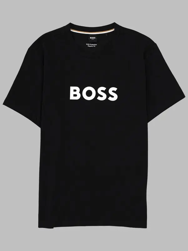 BOSS T-shirt Con Stampa Logo - Black