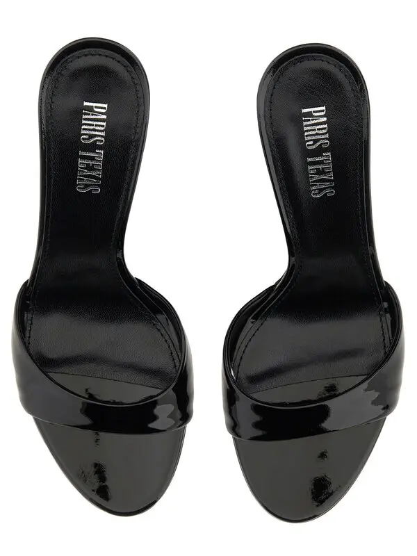 Paris Texas Lidia" Mule With High Heel - Black