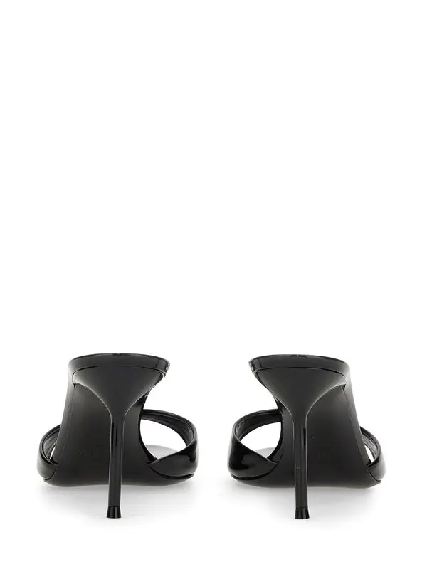 Paris Texas Lidia" Mule With High Heel - Black