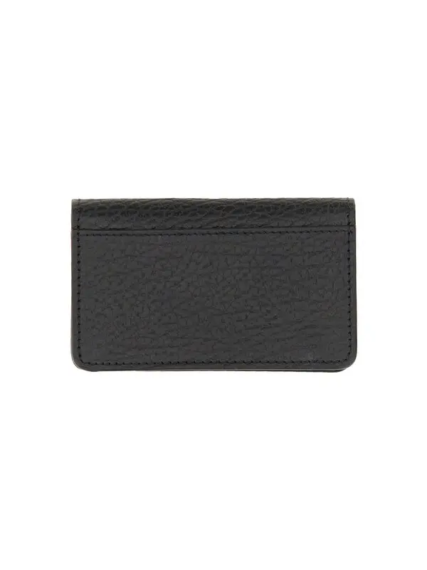 MAISON MARGIELA Leather Card Holder - Black