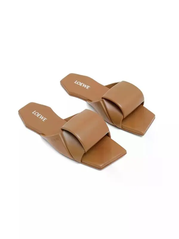 Loewe Origami Square-toe Sandals