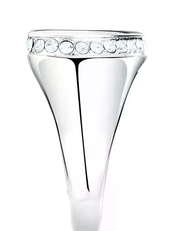 Karl Lagerfeld Crystal-embellished Heart Ring