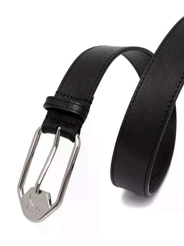 Karl Lagerfeld Logo-plaque Buckle Belt