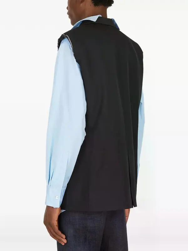 BOTTER Waistcoat With Frayed Detailing