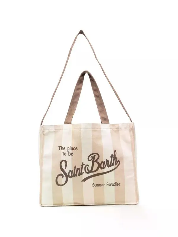 MC2 SAINT BARTH Logo Print Tote Bag