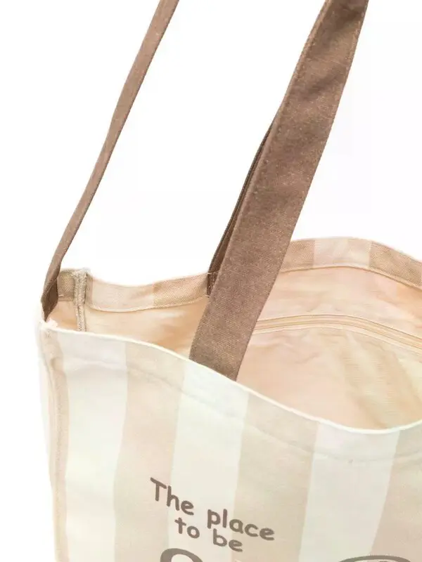 MC2 SAINT BARTH Logo Print Tote Bag