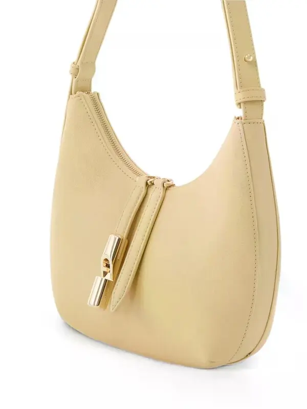 Furla Goccia Grained Leather Shoulder Bag