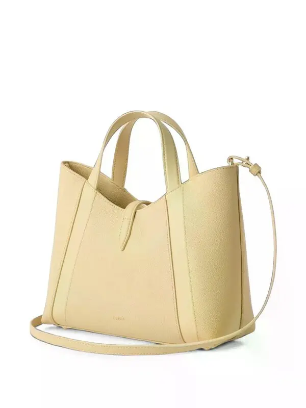Furla Goccia Leather Tote Bag - Neutrals