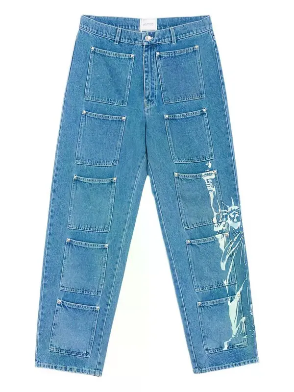LOURDES Patch-pocket Jeans