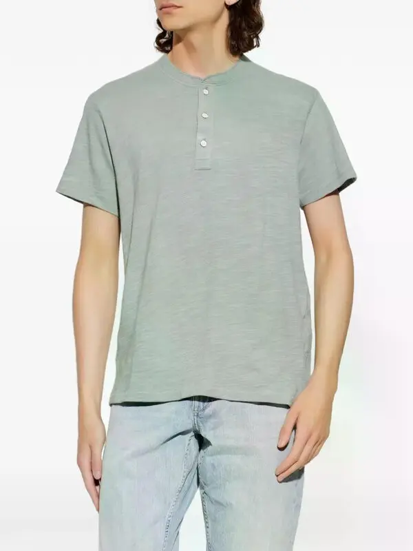 Rag & Bone Buttoned Neckline Polo Shirt