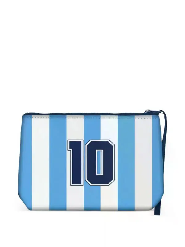 MC2 SAINT BARTH Aline Striped Clutch Bag