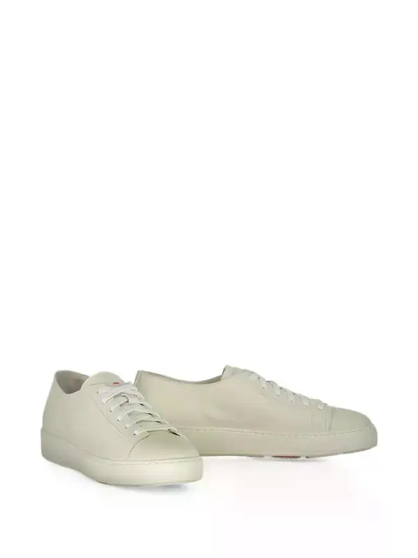 Santoni Lace-up Leather Sneakers