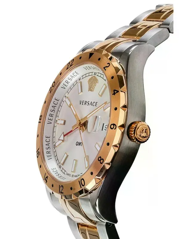 Versace Gmt Greca 42mm Watch