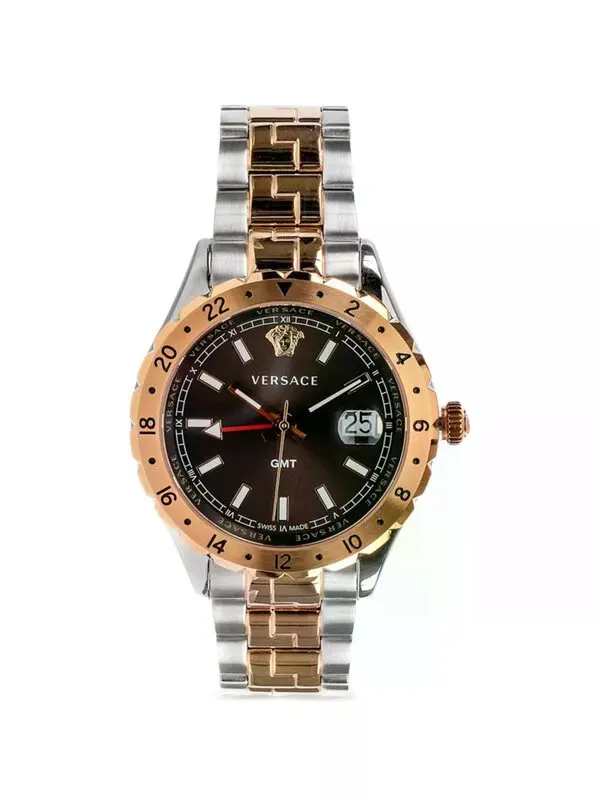 Versace Gmt Greca 42mm Watch