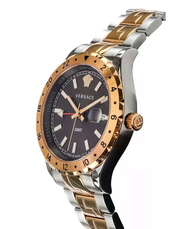 Versace Gmt Greca 42mm Watch