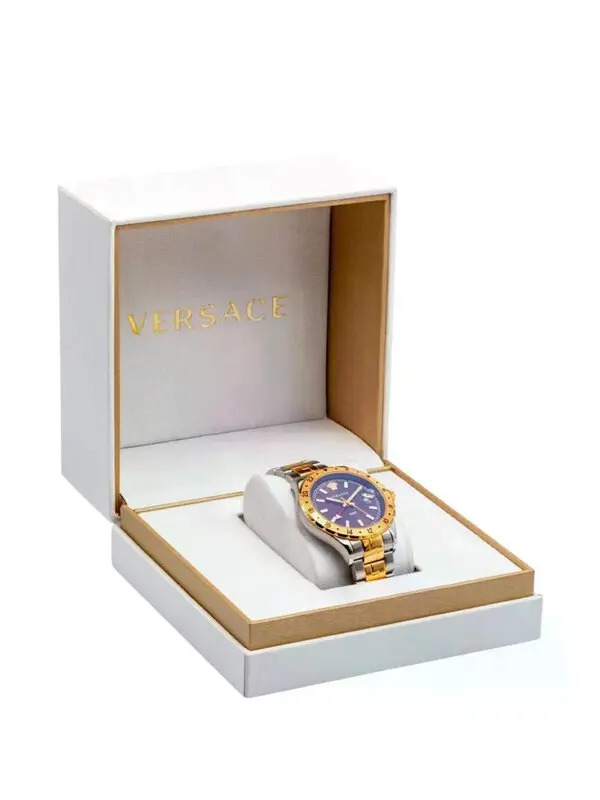 Versace Gmt Greca 42mm Watch