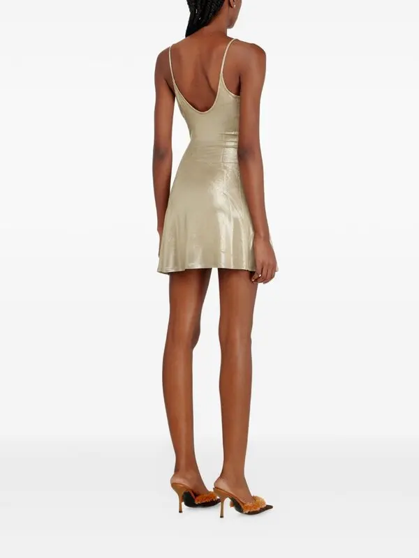 DIESEL® Draped Mini Dress - Gold